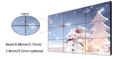 Cina Esposizione di parete LCD a 55 pollici dell'incastonatura 350cd/m2 SCCP di 1.8mm video in vendita