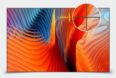 Cina Schermo LCD del mosaico dell'incastonatura della parete 200W 1920*1080 1.8mm di HDTV in vendita
