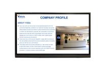 China Active Area1209.6x 680.4mm Brightness 320cd/m2LCD Interactive Touch Screen for sale