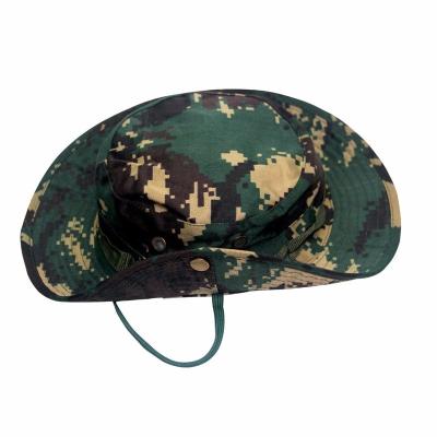 Cina Il deserto di colore del cotone 6 dell'OEM cammuffa il logo piano del ricamo del cappello di Boonie in vendita