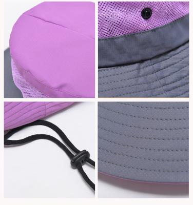 Cina Mesh Outdoor Fisherman Hat Lightweight respirabile 54cm per i bambini in vendita
