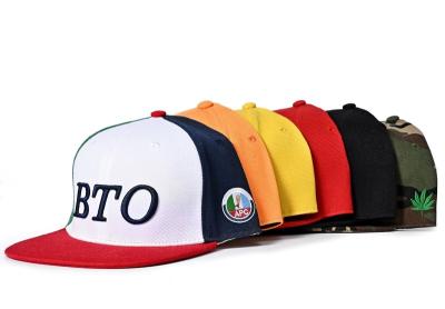 Cina ODM dell'OEM piano hip-hop di logo del ricamo di Bill Gorras Snapback Hats Custom in vendita