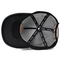 China Custom OEM 5 Panel Trucker Cap 58cm Polyester Mesh Baseball Hat with Logo for sale