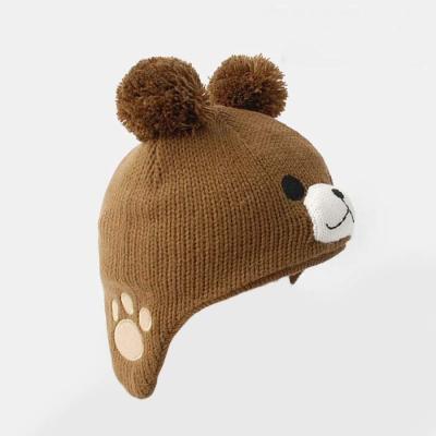 Cina L'inverno sveglio dei bambini del bambino tricotta il ODM di colore di Beanie Hats 54cm Pantone in vendita