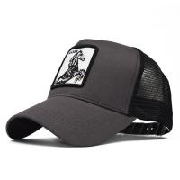 China Custom 5 Panel Mesh Trucker Cap 58cm Polyester Curved Brim Embroidery Patch Snapback for sale