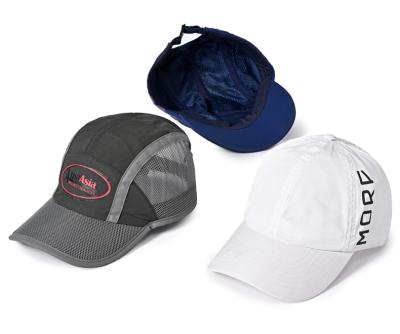 Cina Cappuccio adatto asciutto rapido di sport di nylon del cappello di baseball del poliestere del carattere 58cm in vendita