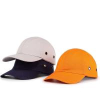 China Custom 7cm Visor Safety Bump Cap CE EN812 Cotton Polyester 56-62cm for sale