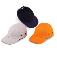 China Custom 7cm Visor Safety Bump Cap CE EN812 Cotton Polyester 56-62cm for sale