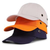 China Custom 7cm Visor Safety Bump Cap CE EN812 Cotton Polyester 56-62cm for sale