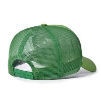 China Men Cotton Twill Richardson 7 Panel Trucker Cap Plain Structured Flat With Patch Logo 58cm for sale