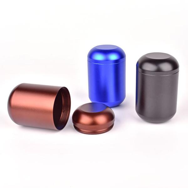 Quality Metal Aluminium Tin for Custom Empty Round Storage of Balm Oils and Tea for sale
