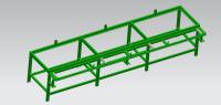 China Metal Bar Feeding Rack for Wire Drawing Machine Simplified Version for sale
