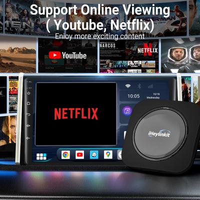 China Wired Box Android Carplay Youtube TV AiBox For Audi Cars Custom for sale