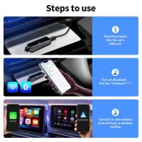 China USB Plug N Play Carplay Android Auto Adapter Wireless for BMW Audi for sale