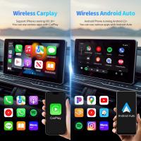 China Portable Wireless Carplay Android Auto Adapter Bluetooth Dongle 2 In 1 for sale