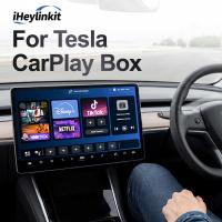China Portable Wireless Car Carplay Tesla AI Box Android System For Model 3 Y for sale