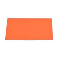 China Heatproof Orange PE Aluminum Composite Panel Thermal Resistant for sale