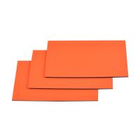China Heatproof Orange PE Aluminum Composite Panel Thermal Resistant for sale