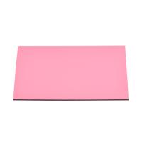 China Pink Practical PVDF Aluminum Composite Panel For Exterior Wall Cladding for sale