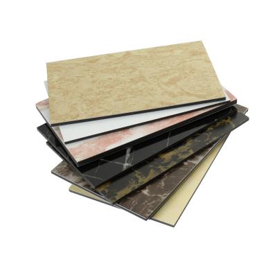 China Abrasione composita di alluminio di marmo del pannello PVDF di spessore 4mm anti for sale