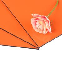 China 6mm PE Aluminum Composite Panel Construction Plastic Panel Light Fastness ≥6 for sale