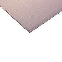 China 3mm Brushed Waterproof Aluminum Composite Panel For Indoor Outdoor for sale
