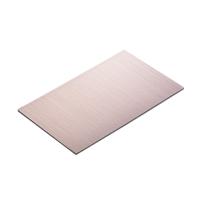 China 3mm Brushed Waterproof Aluminum Composite Panel For Indoor Outdoor for sale