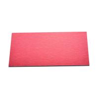 China 1220mm Brushed Aluminum Composite Panel Impact Corrosion Resistant for sale