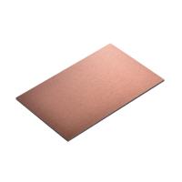 China Silver 1220mm Brushed Aluminum Composite Panel UV Resistant for sale