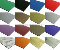 China Silver Mirror Polished Facade Composite Panel With PE PVDF Coating 2440mm Length for sale