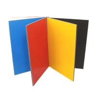 China 1220mm Width Brushed Aluminum Composite Panel Impact Resistant for sale