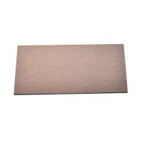 China Scratch-resistant 2440mm Brushed Aluminum Composite Panel Waterproof for sale