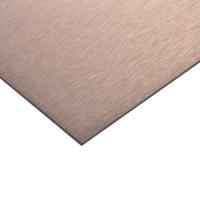 China Scratch-resistant 2440mm Brushed Aluminum Composite Panel Waterproof for sale