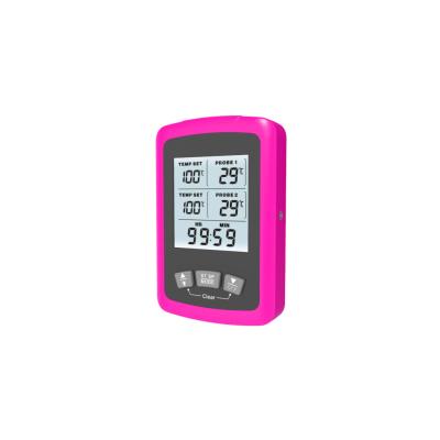 China Bright LCD backlight digital waterproof meat thermometer for smoker, bread, grill, bbq for sale