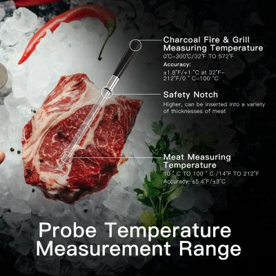 China Doppelsonde drahtloses Grillthermometer mit digitalem Kühlthermometer für Küchenofen zu verkaufen