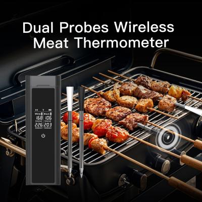 China Doppelsonde drahtloses Grillthermometer mit digitalem Kühlthermometer für Küchenofen zu verkaufen