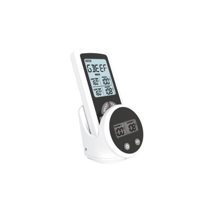 China Remote Wireless Digital Meat Thermometer With Dual Probes For Oven for sale
