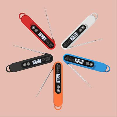 China Oven Turkey Cooking Meat Thermometer Probe Foldable Instant for sale