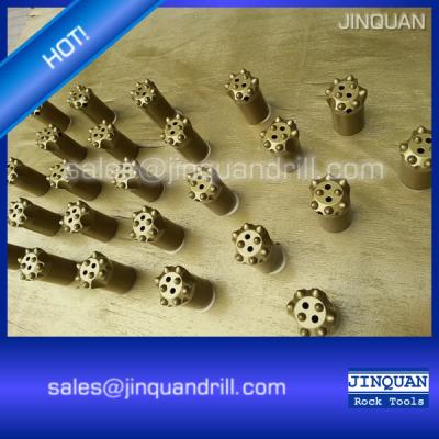 China Knock off 12 degree taper button bit 33mm 8 buttons ballistic for sale