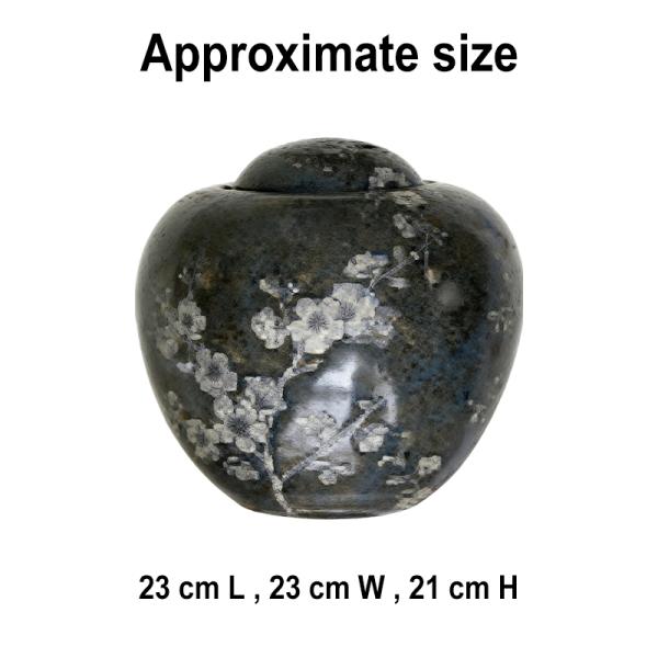Quality Home Decoration Ceramic Jars Cremation Keepsake Jar Memorial Ashes Container for sale