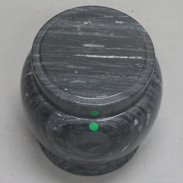Quality Solid Structure Natural Stone Urns Marble Human Cremation Memorial Jar Wholesale for sale