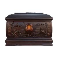 Quality Secure Sealing Wooden Keepsake Urn For Ground Burial Or Home Display for sale