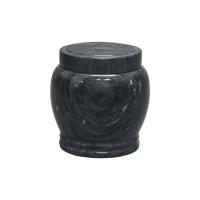 Quality Solid Structure Natural Stone Urns Marble Human Cremation Memorial Jar Wholesale for sale