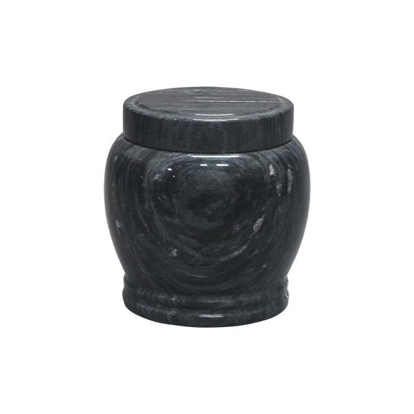 Quality Solid Structure Natural Stone Urns Marble Human Cremation Memorial Jar Wholesale for sale