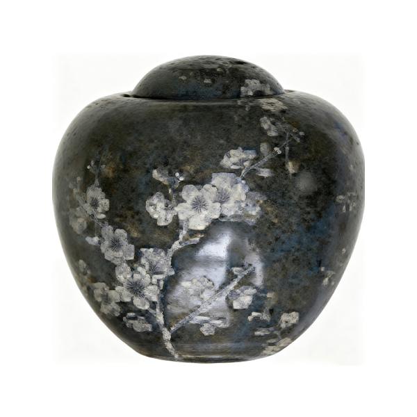 Quality Home Decoration Ceramic Jars Cremation Keepsake Jar Memorial Ashes Container for sale