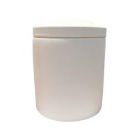 China Custom Color Biodegradable Pet Urn Minimalist Kaolin Clay For Loved One Ashes for sale