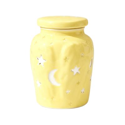 China Ceramic Pet Urns Cute Starry Theme Memorial Supplier for sale
