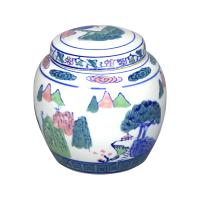 China Ceramic Pet Urns High-Fired Durable Ceramic Classic Style for sale