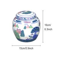 China Ceramic Pet Urns High-Fired Durable Ceramic Classic Style for sale