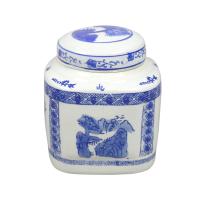 China Ceramic Pet Urns High-Fired Durable Ceramic Classic Style for sale